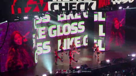 221026 Itzy Ryujin Boss Bitch Fancam 직캠 Checkmate World Tour La