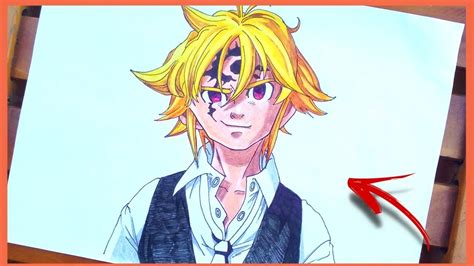 Como Desenhar O Meliodas Nanatsu No Taizai Youtube