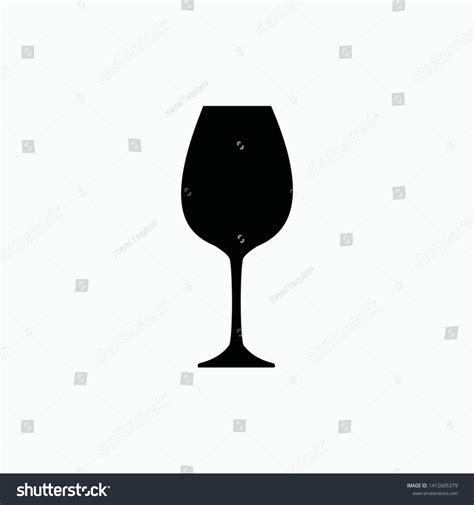 Wine Glass Icon Vector Illustration Isolated Stock Vector Royalty Free