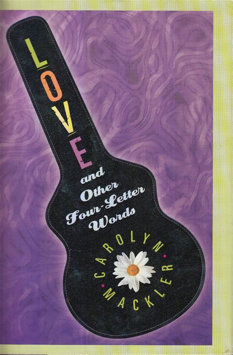 Love And Other Four Letter Words 9780385327435 Mackler
