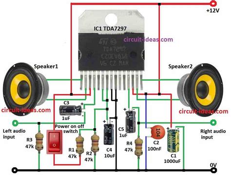Car Stereo Amplifier Circuit Circuit Ideas For You