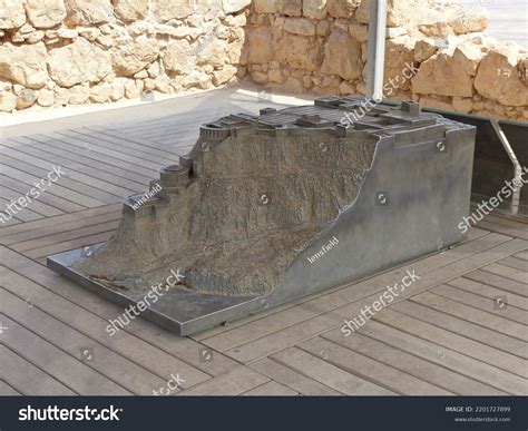 Picture Showing Model Masada Taken Masada Stock Photo Shutterstock