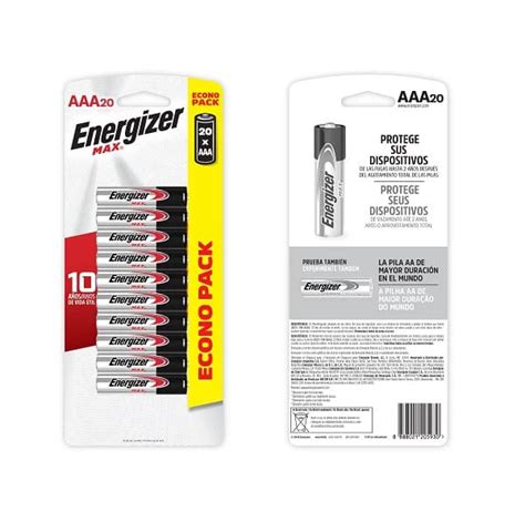 Energizer Pila Max Aaa Alcalina Blister Life Store