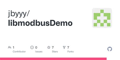 GitHub Jbyyy LibmodbusDemo