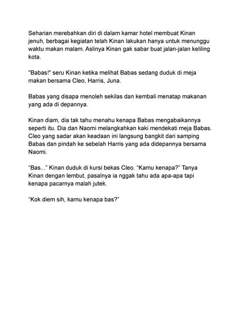 Seharian Merebahkan Diri Di Dalam Kamar Hotel Membuat Kinan Jenuh
