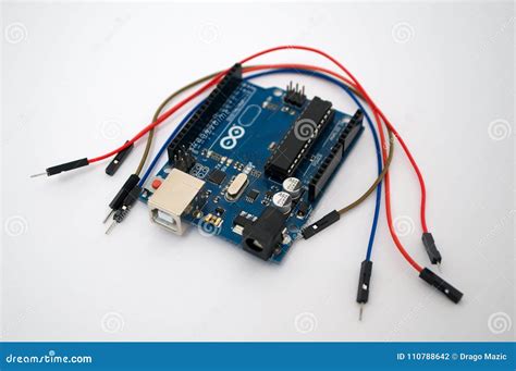 Arduino And Around Listed Wire Stock Photo Image Of Illustrative Metal