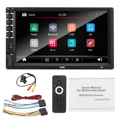 Inch LCD Car MP Player FM Car Bluetooth Stereo Radio With Lamp Camera Walmart Canada