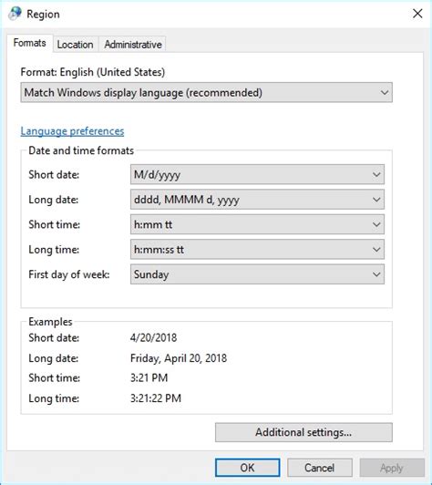 Understanding Regional Settings Tips Net