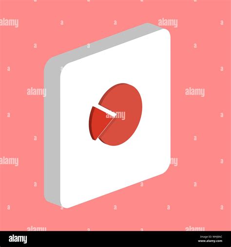 Pie Chart Simple Vector Icon Illustration Symbol Design Template For
