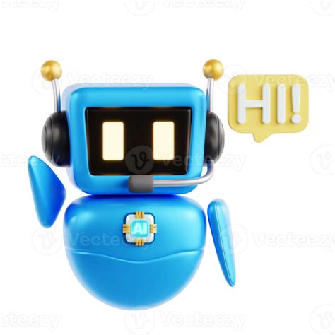 Robot Assistant 3d Icon Illustration 54299963 Png