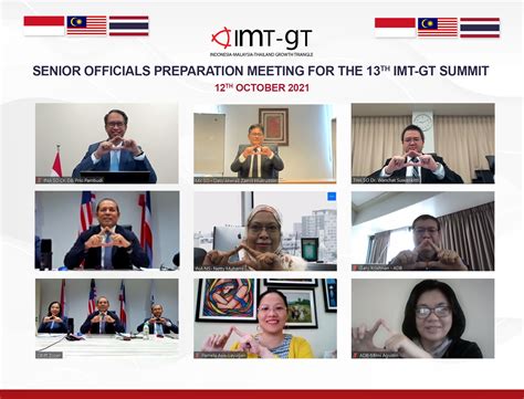 PREPARATION FOR 13TH IMT GT SUMMIT Indonesia Malaysia Thailand Growth Triangle IMT GT