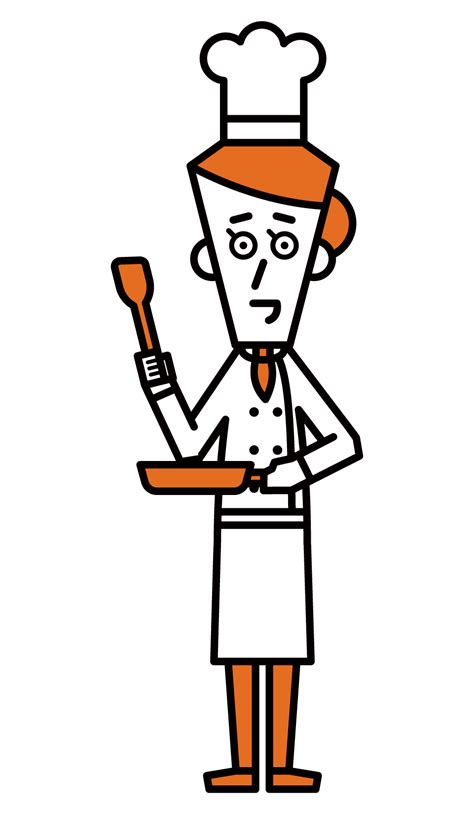 요리사와 요리사의 일러스트 여성 무료 일러스트 소재집 Kukukeke