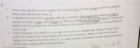 Solved A Derive The Equation Which Relates The Chegg Com