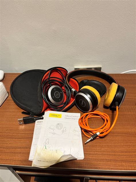 Jabra Evolve Ms Stereo Headset Audio Headphones Headsets On Carousell