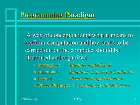 Programming Paradigms Ppt Download