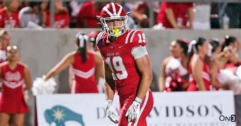 Elite Tight End Mark Bowman Sets Oregon Official Visit On3