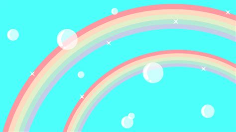 Free Double Rainbow Background Template To Edit Online