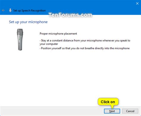 Set Up Speech Recognition In Windows 10 Tutorials