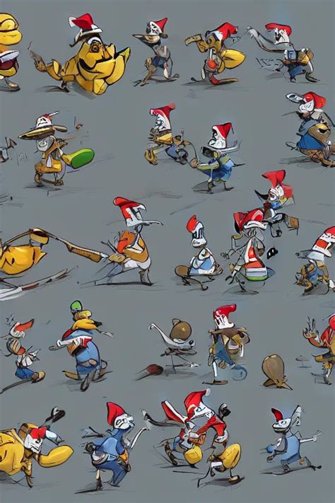 Concept Art Full Frontal Page Finding Waldo But He Stable Diffusion