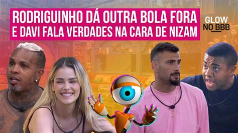 BBB24 Rodriguinho dá outra bola fora e Davi fala verdades na cara de