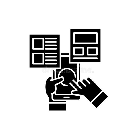 User Interface Line Icons Signs Vector Set Linear Concept Outline Illustration Stock Vector