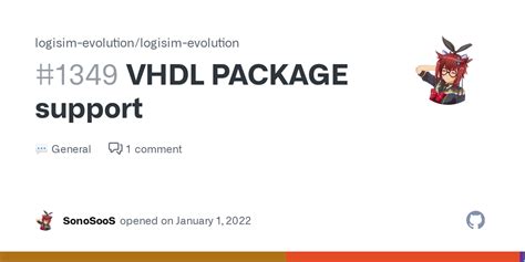 vhdl package support · logisim evolution logisim evolution · discussion