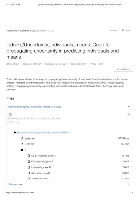 Pdf Code For Propagating Uncertainty In Predicting Individuals And Means Pdf Code For Propagating Uncertainty In Predicting Individuals And Means