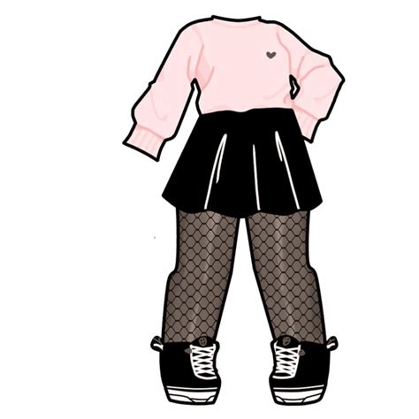 Гача Лайф ПНГ — Одежда глаза аксессуары волосы Manga Clothes