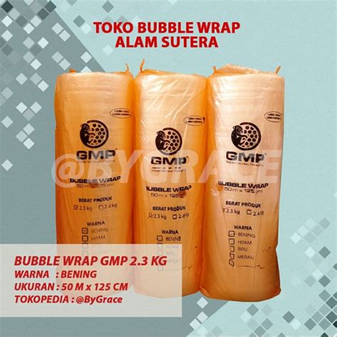 Jual BUBBLE WRAP GMP BENING 125CM X 50M Shopee Indonesia
