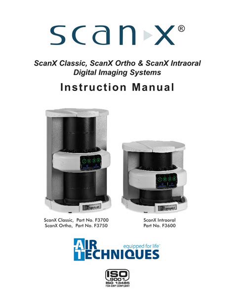 Pdf Scanx Classic Scanx Ortho And Scanx Intraoral Digital · Scanx