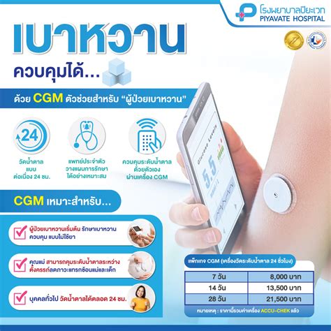 เบาหวาน Cgm 12 Piyavate Hospital