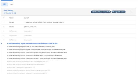Android Io Flutter Embedding Engine FlutterJNI NativeSurfaceChanged