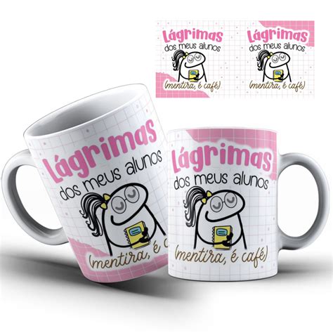 Caneca Professor Professora Engraçada Personalizada de Porcelana