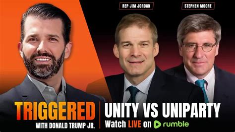 Unity Vs The Uniparty America First Always Interviews With Rep Jim Jordan Steve Moore