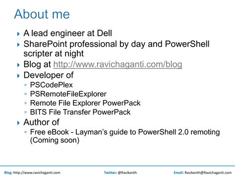 Getting Started With Powershell Scripting Ppt
