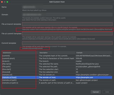 example link and template variable should be selectable and copyable