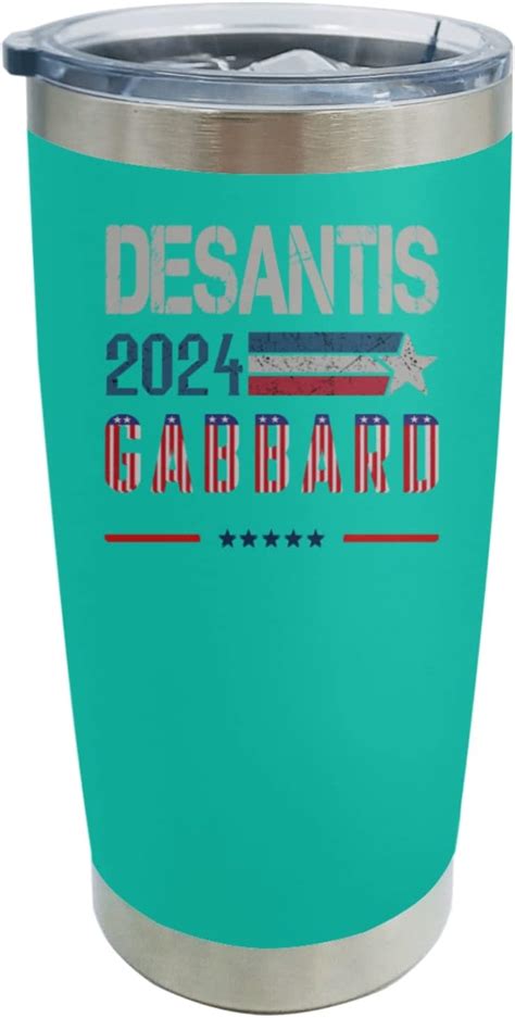 20 Oz Water Bottle Biden Coffee Mug Desantiss Gabbard 2024