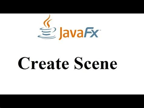 Javafx Tutorial Create Scene Java Gui Youtube