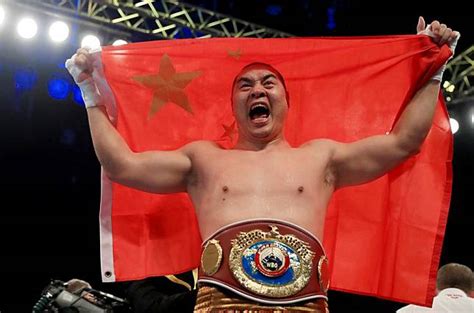 Chinese Heavyweight Boxer Zhang Wins WBO Interim Title XINHUA LINE