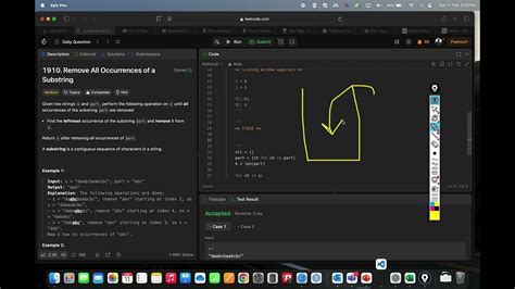 Leetcode Potd 110225 1910 Remove All Occurrences Of A Substring