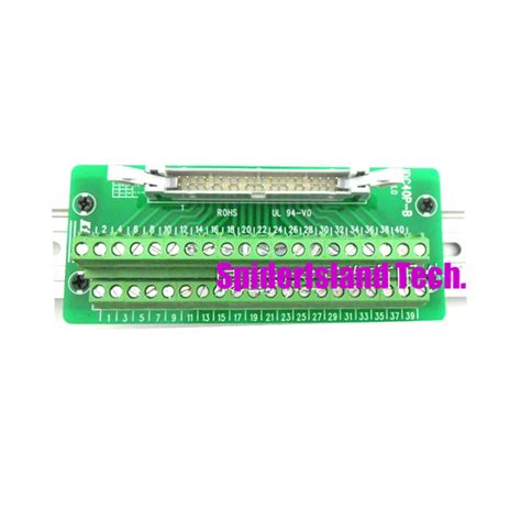 Idc40p Idc 40 Pin Male Terminal Block Breakout Plc Relay Terminals Din