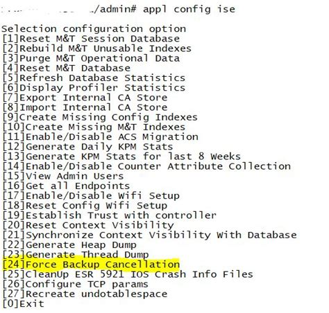 Solved Ise Backup Stuck And Cant Restart Service Or Reboot Server
