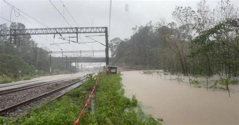 5縣市豪大雨特報！宜蘭紅色警戒 台鐵「軌道遭淹」新馬＝蘇澳新雙線不通 生活 Ctwant
