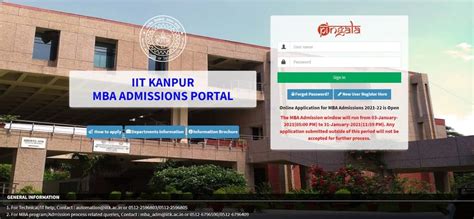 Iit Kanpur Mba Admission 2026 Open Apply Online Eligibility Fee