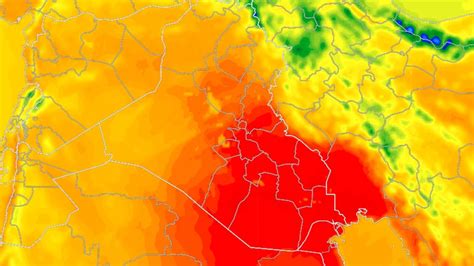 العراق انخفاض على درجات الحرارة الخميس واستمرار فُرص الأمطار الرعدية