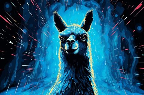 Premium Ai Image Llama Art Wallpaper Showcasing The Arriving Of A New Revolutionary Ai Model