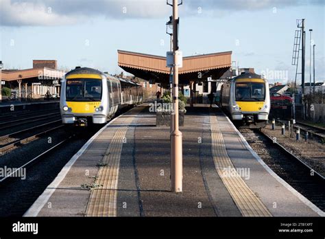 Chiltern Railways Class 168 Trains At Leamington Spa Station