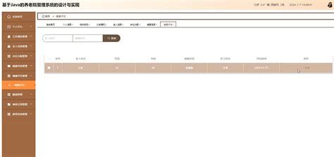 基于springboot Vue养老院管理系统 计算机源码软件工程专业源码成品小熊源码网