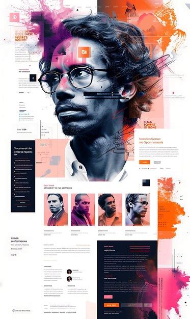 Site de Gestão de Mídia Social com Candidato Tecnológico Im Ideias Simples para Design de Layout