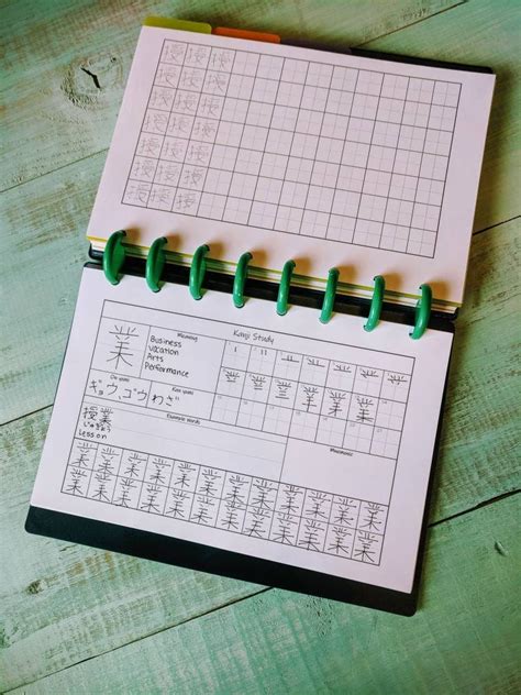 Japanese Kanji Study Pack Etsy